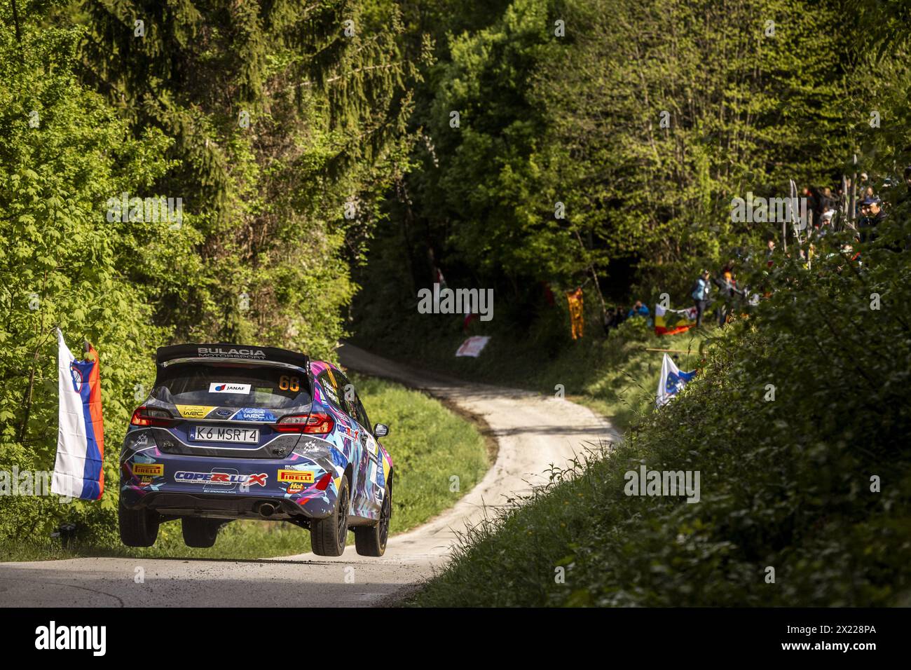 66 Bruno BULACIA, Gabriel MORALES, Ford Fiesta Rally3, action during ...