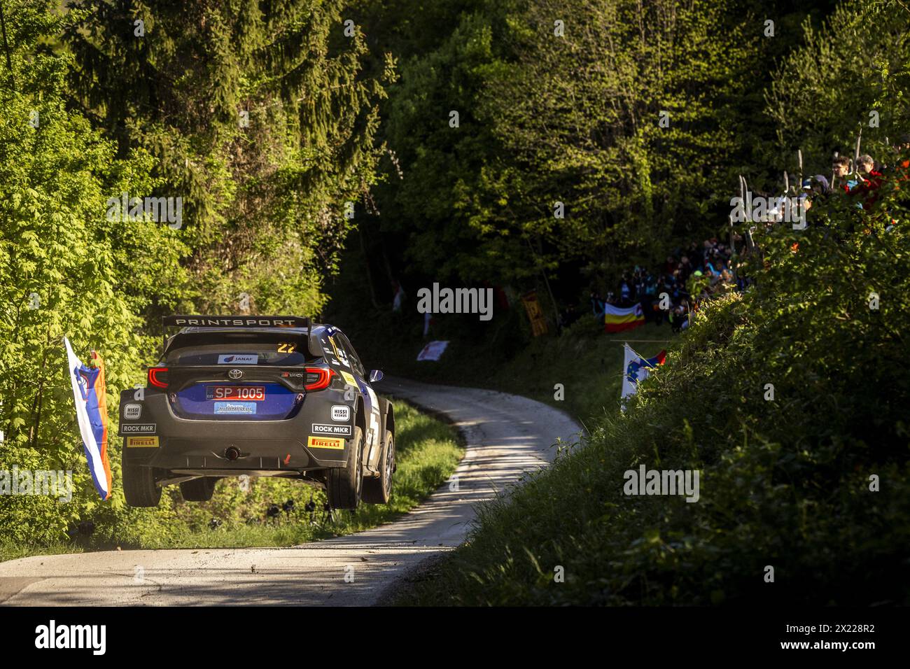 22 PAJARI Sami, MALKONEN Enni, Toyota Yaris Rally2, action during the ...