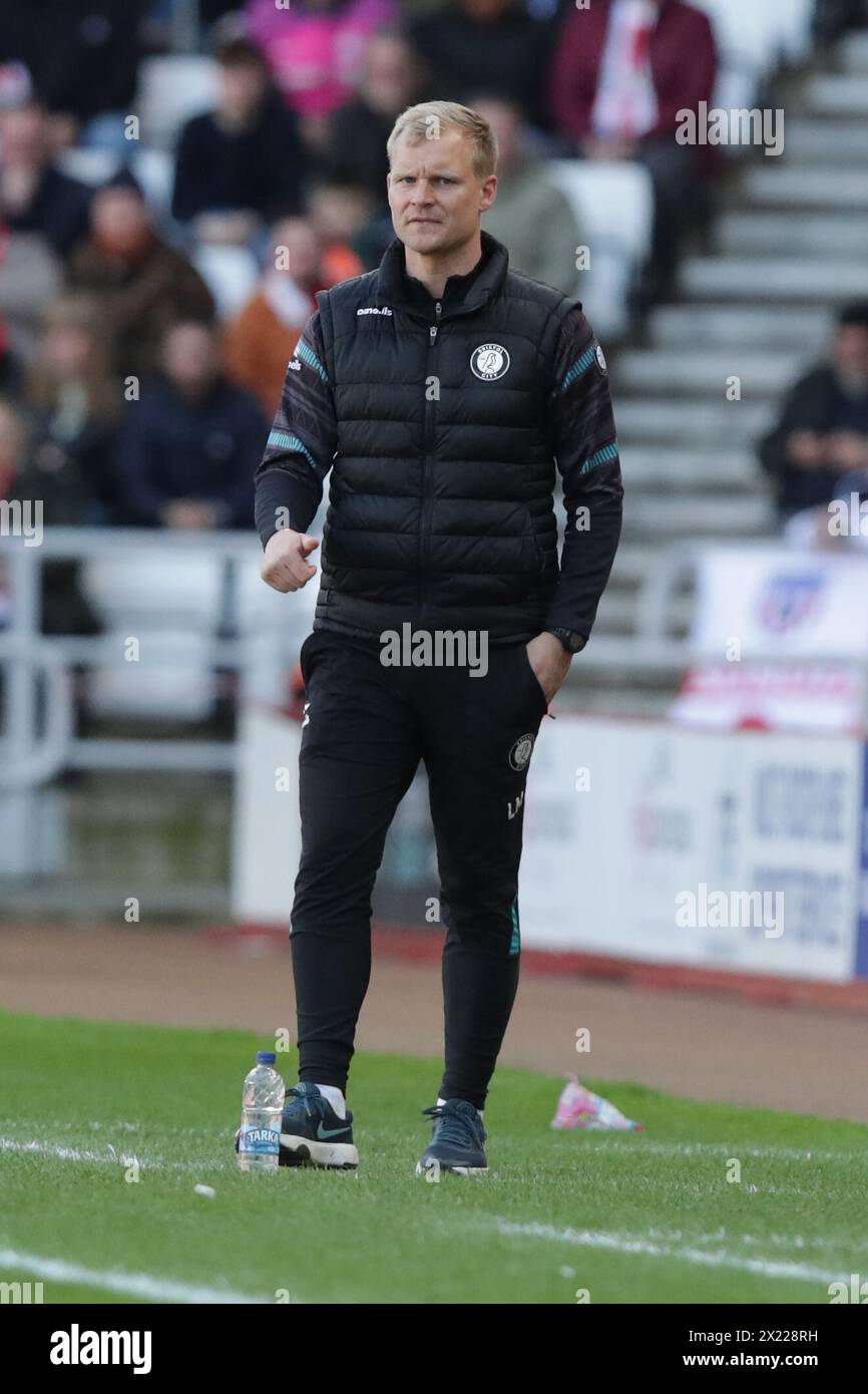 Manager of Bristol City, Liam Manning - Sunderland v Bristol City, Sky ...