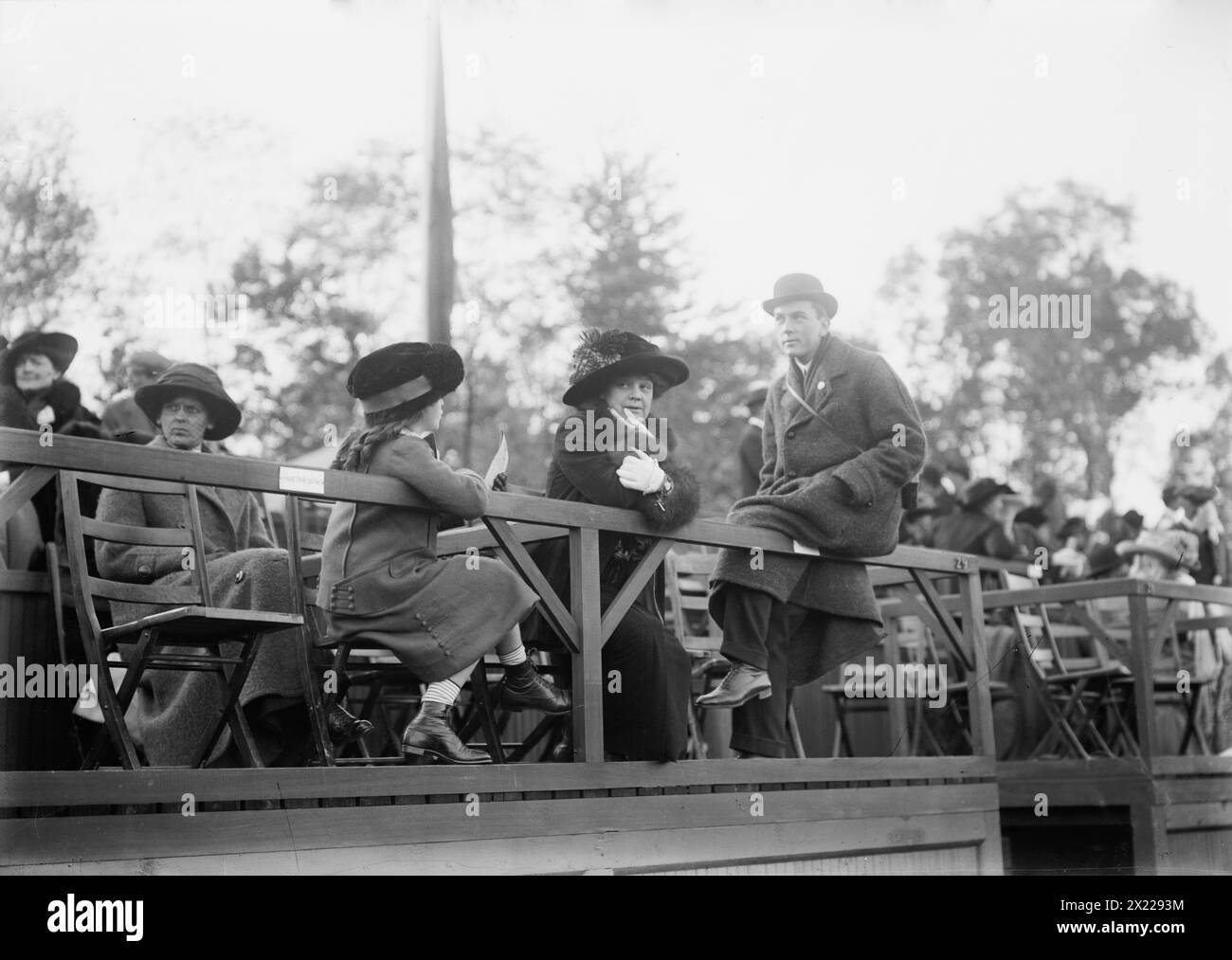 Mrs. Payne Whitney & Flora Whitney, between c1910 and c1915. Shows sculptor and art patron ...