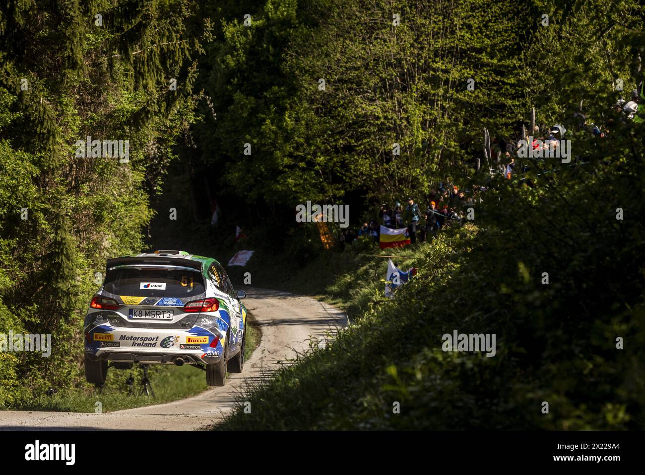51 Eamonn KELLY, Conor MOHAN, Ford Fiesta Rally3, action during the ...