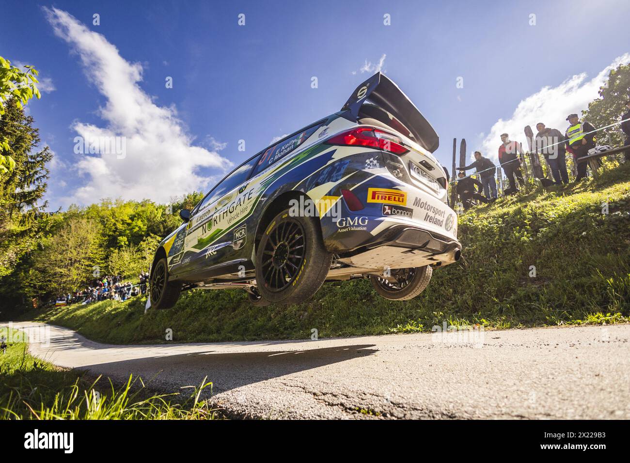 51 Eamonn KELLY, Conor MOHAN, Ford Fiesta Rally3, action during the ...