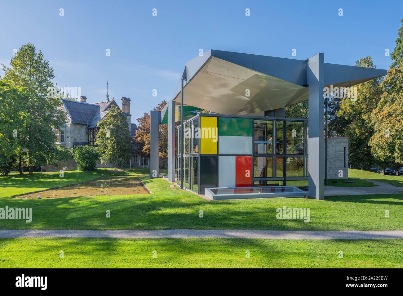 Le Corbusier Pavilion, Heidi Weber House, Zurich, Switzerland Stock ...