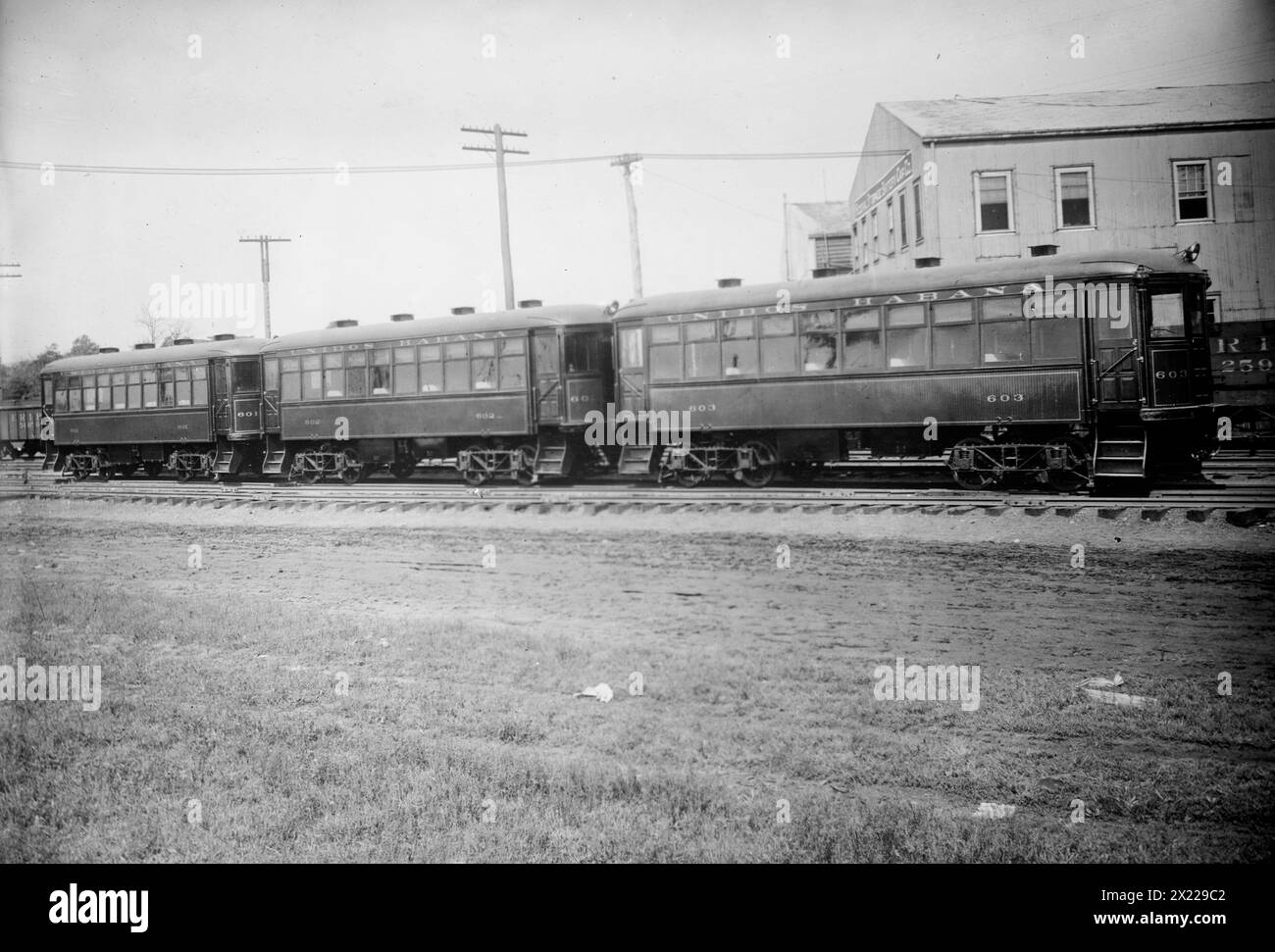 Edison Storage Battery Train, 1912 Stock Photo - Alamy