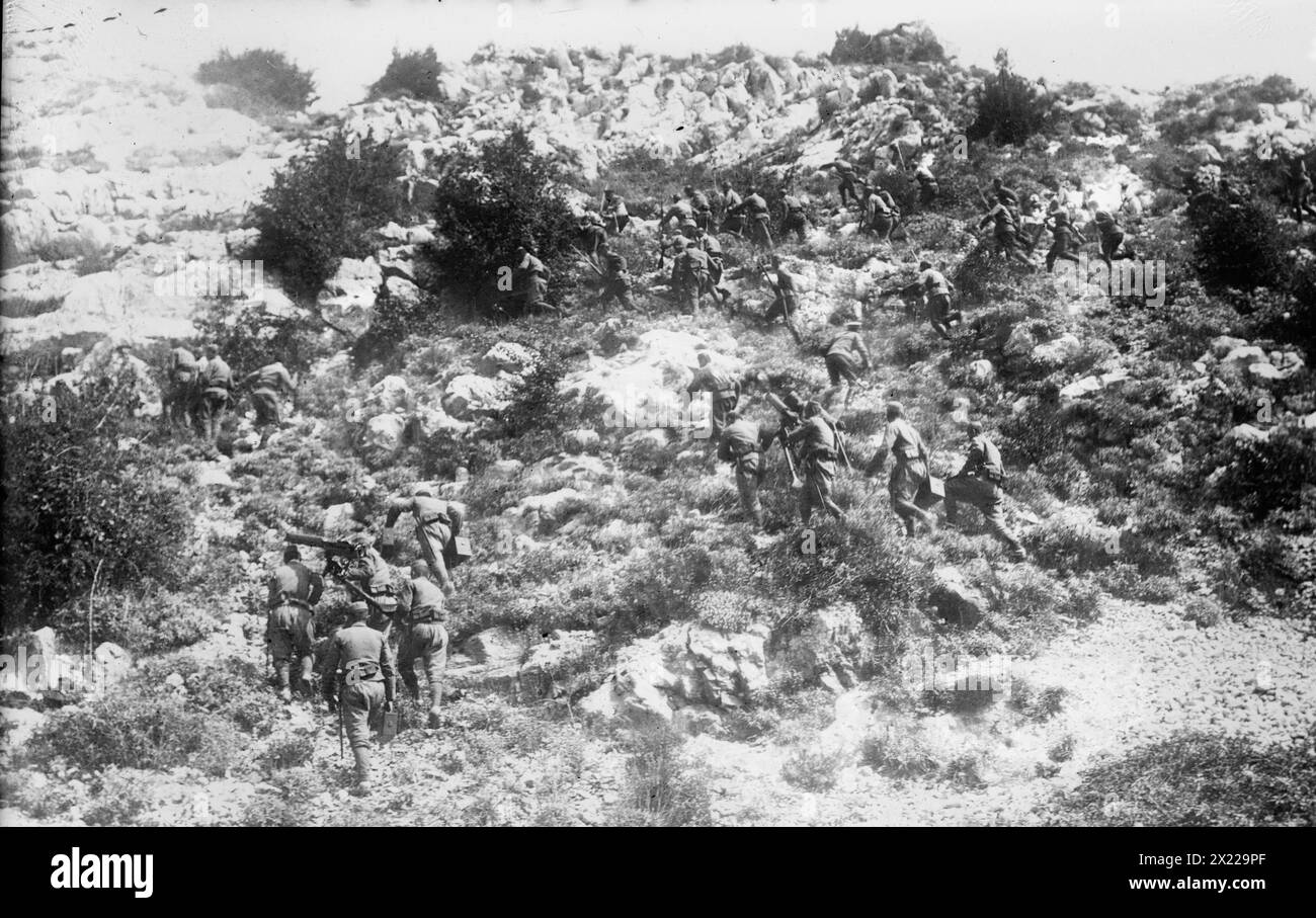 Montenegrins attacking Becic [i.e., Decic] Fort, between c1910 and ...