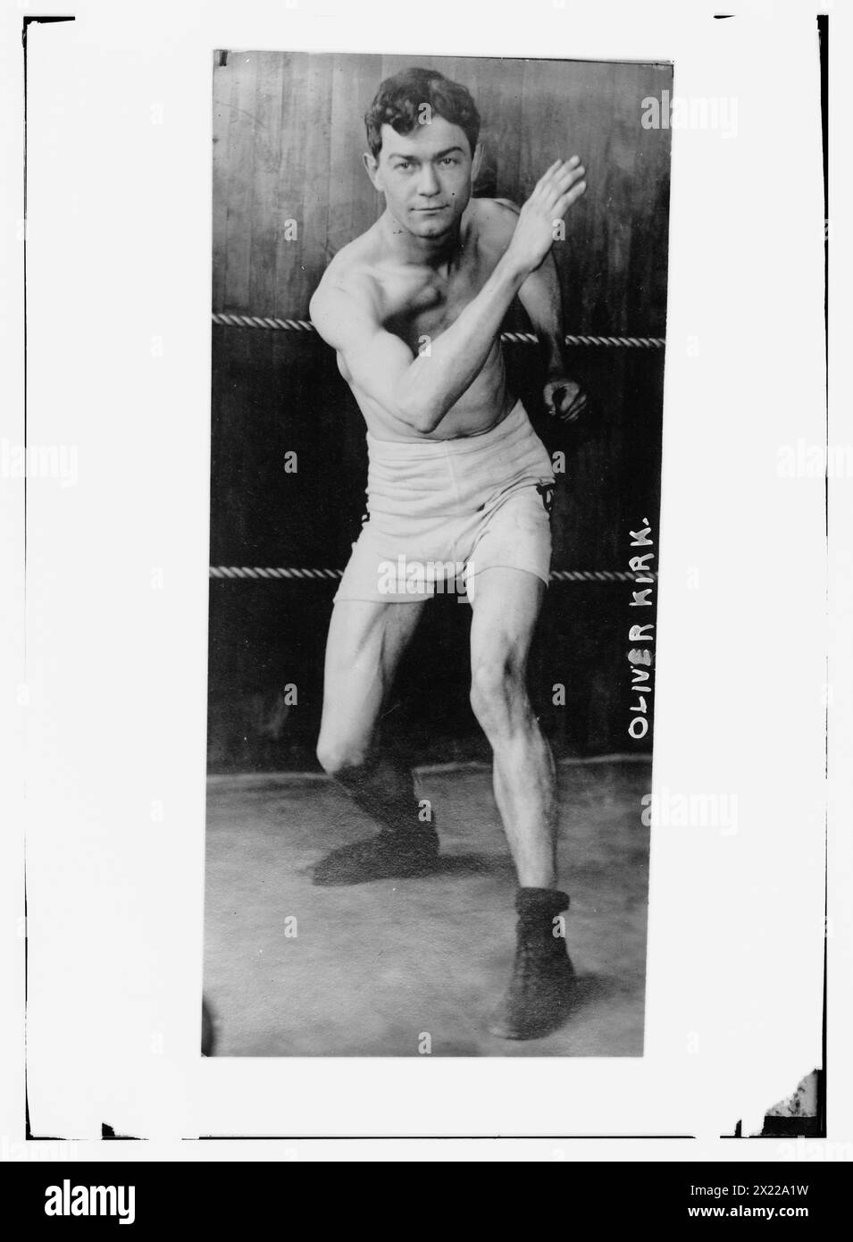 Oliver Kirk, American boxer and two-time Olympic gold medal winner ...