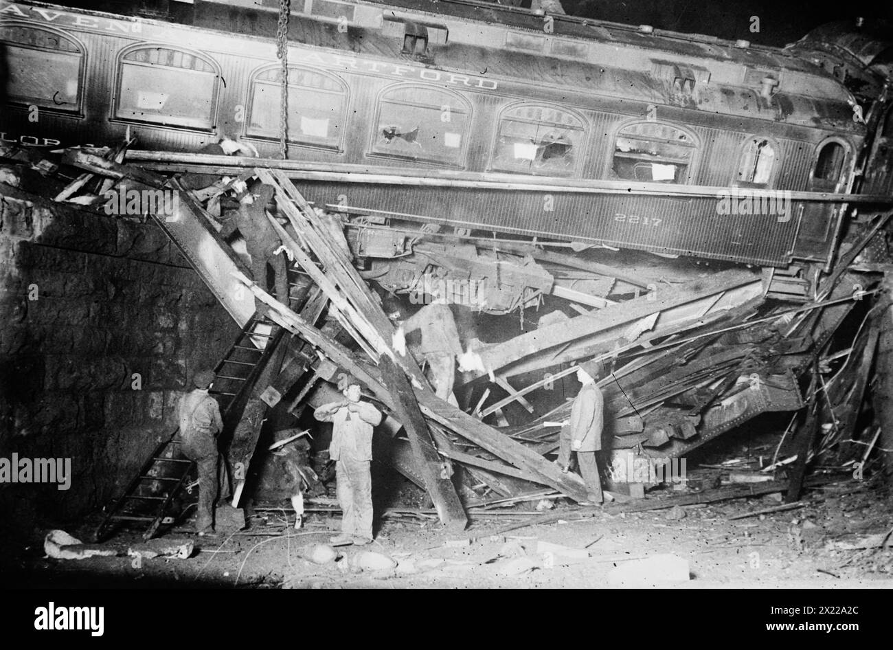 1910s train crash Black and White Stock Photos & Images - Alamy