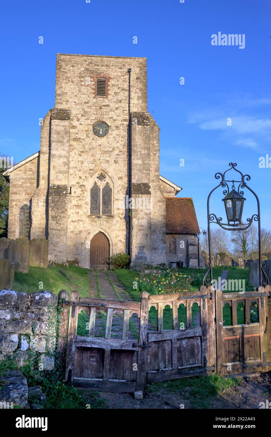 Chart Sutton, near Maidstone, Kent, UK. Church of St Michael. 14thC ...