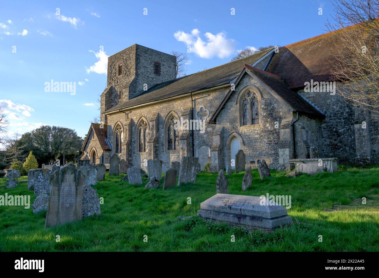 Chart Sutton, near Maidstone, Kent, UK. Church of St Michael. 14thC ...