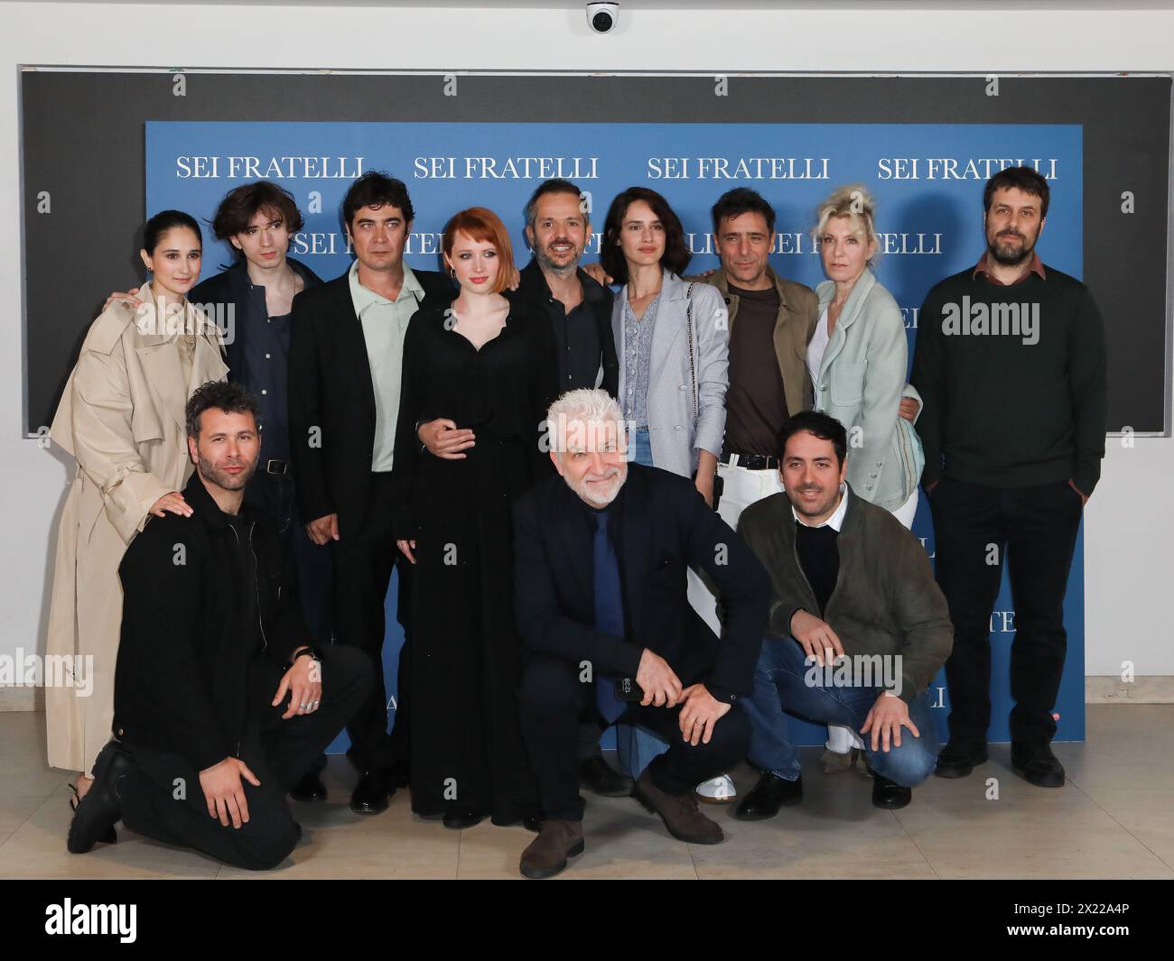 Rome, Italy. 19th Apr, 2024. Rome, Barberini cinema, photocall for the ...