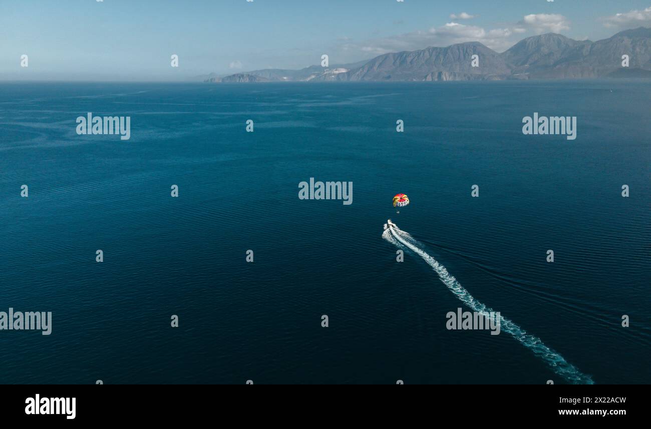 Shot sea from moving boat hi-res stock photography and images - Alamy