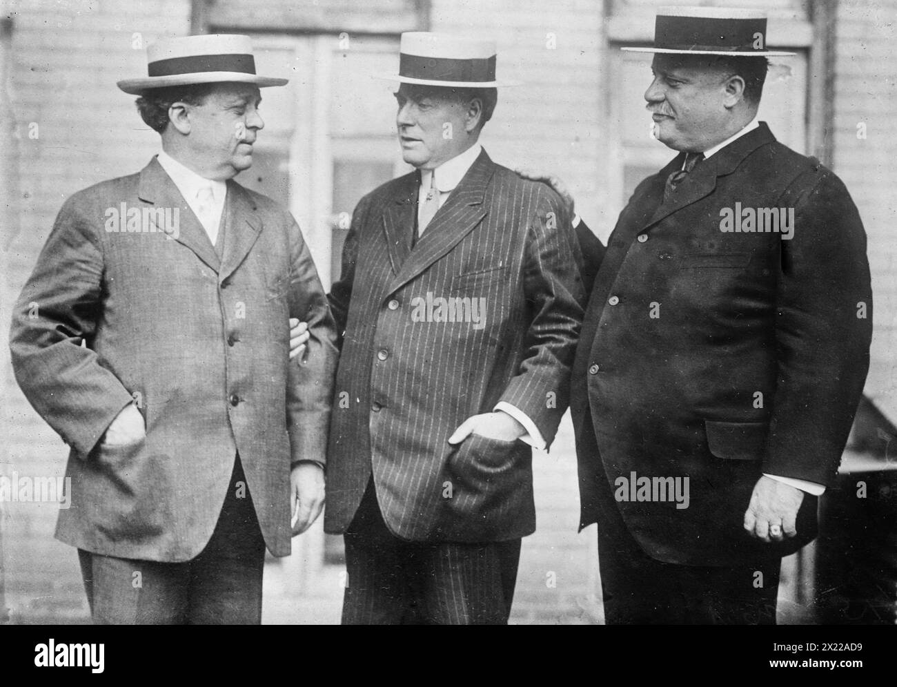 Urey Woodson, Norman E. Mack, Robert Crain, 1912. Shows Urey Woodson ...