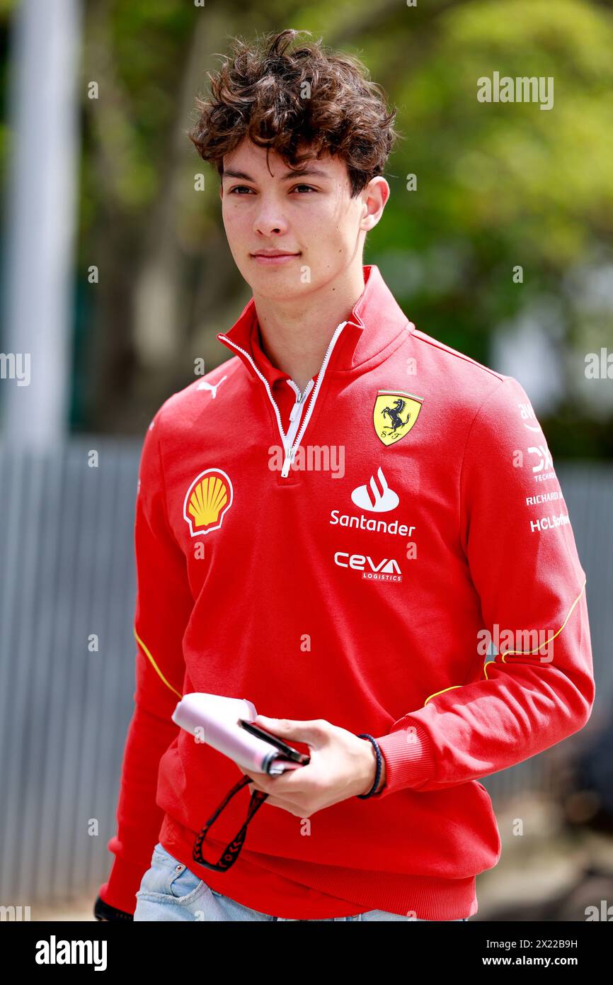 BEARMAN Oliver, Ferrari Driver Academy, portrait during the Formula 1 ...