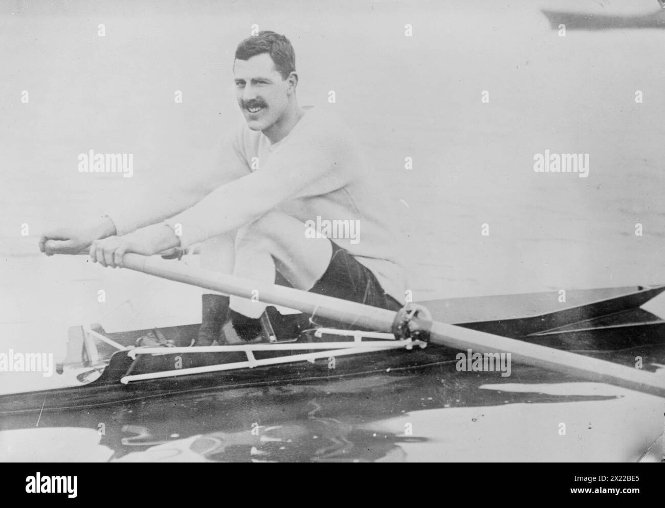 Ernest Barry, between c1910 and c1915. Shows British rower Ernest James ...