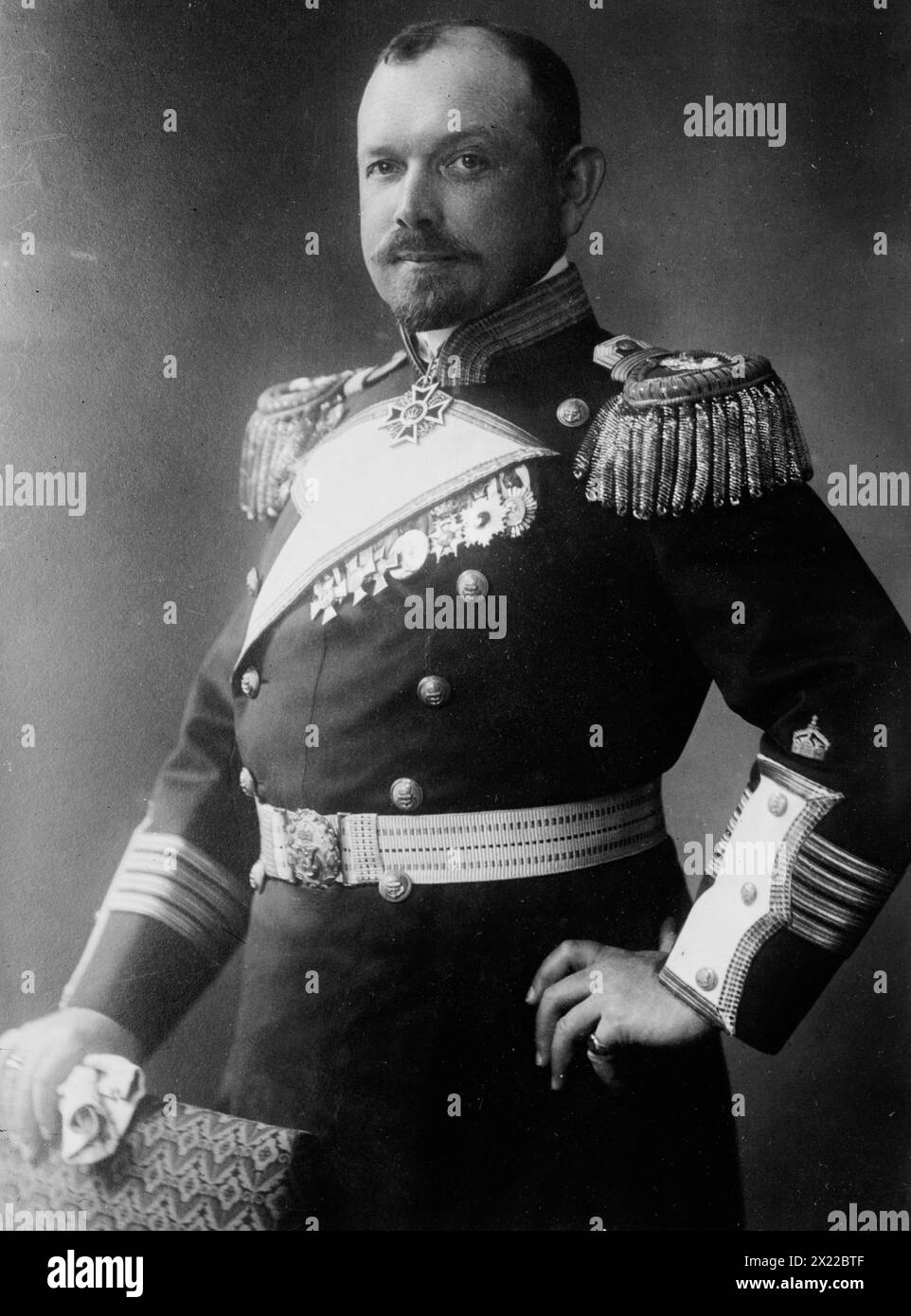 Captain Von Krosigk, between c1910 and c1915. Shows German naval ...
