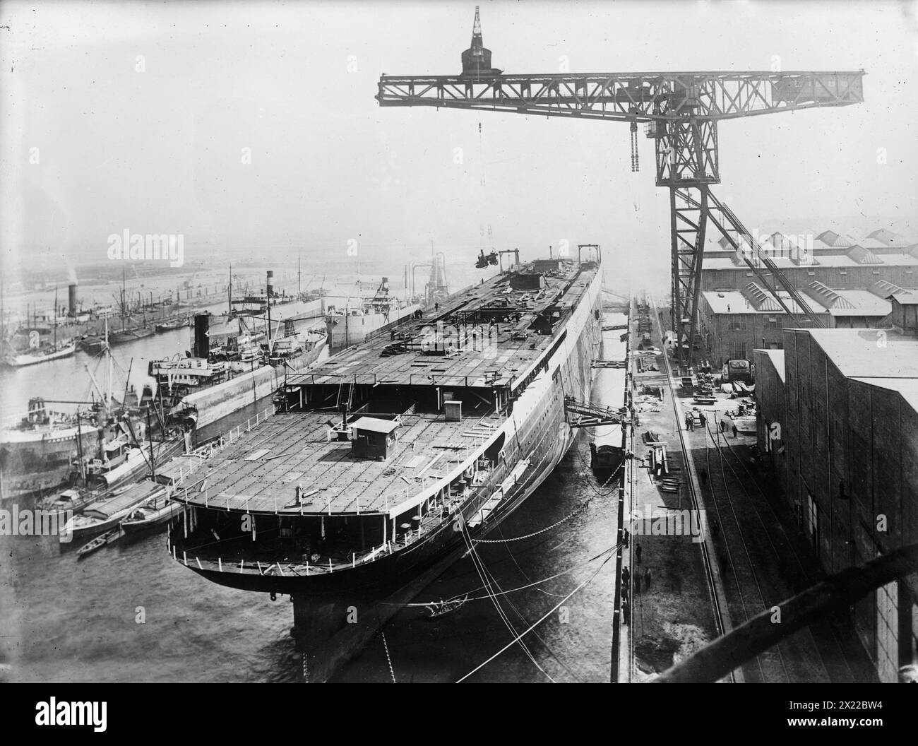 IMPERATOR, between c1910 and c1915. Shows the S.S. Imperator being ...