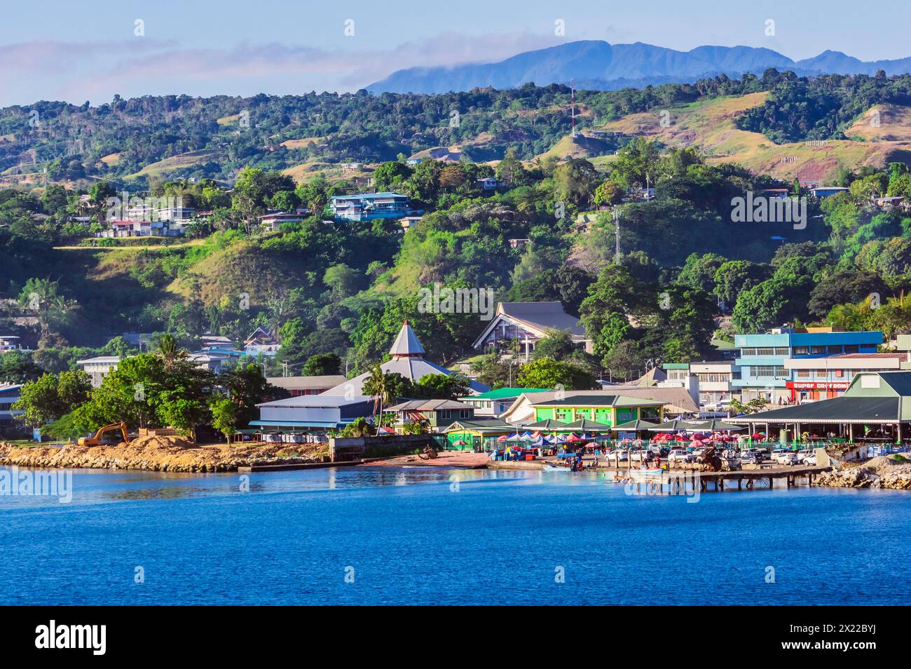 Views of the independent island state of the Solomon Islands, here the ...