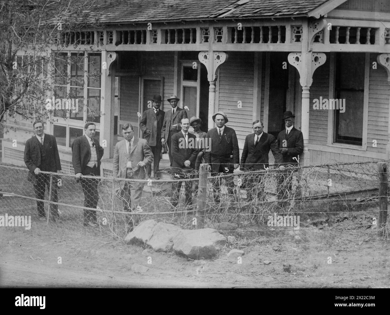 Flynn's Camp Las Vegas N.M. - 1. Al Williams, 2. A.H. Balke, 3. Jim ...