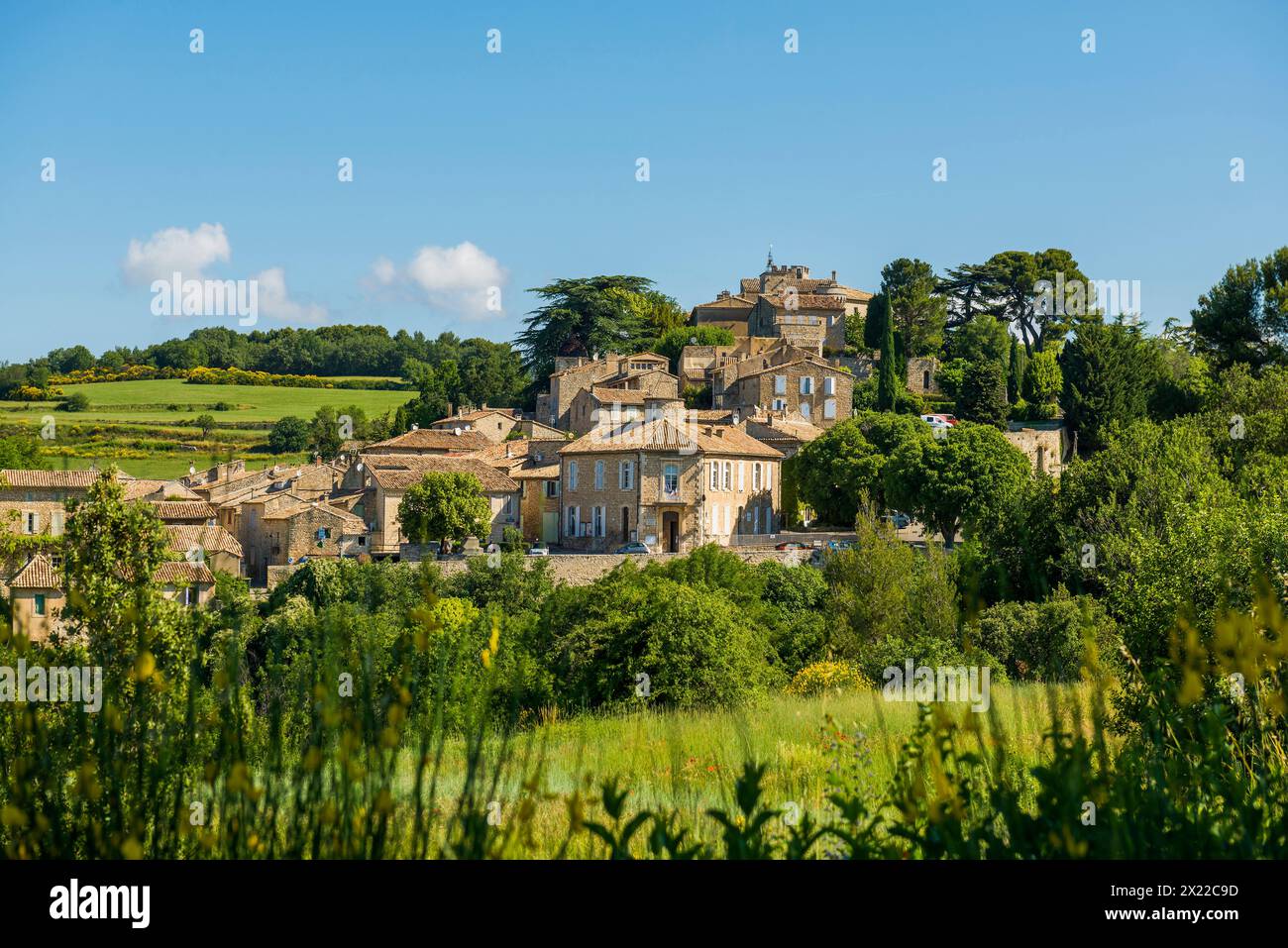 Medieval village, Murs, Vaucluse department, Provence, Provence-Alpes ...