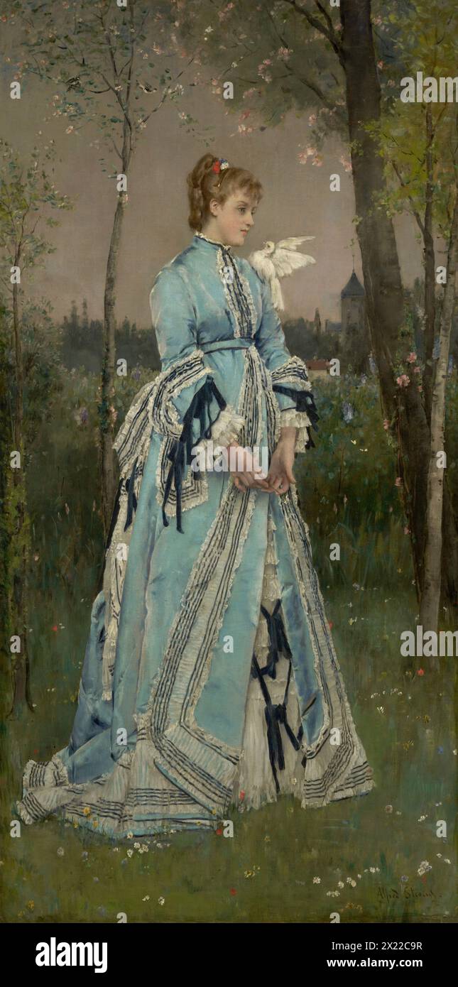 Spring In Giverny, 1890 Stock Photo - Alamy