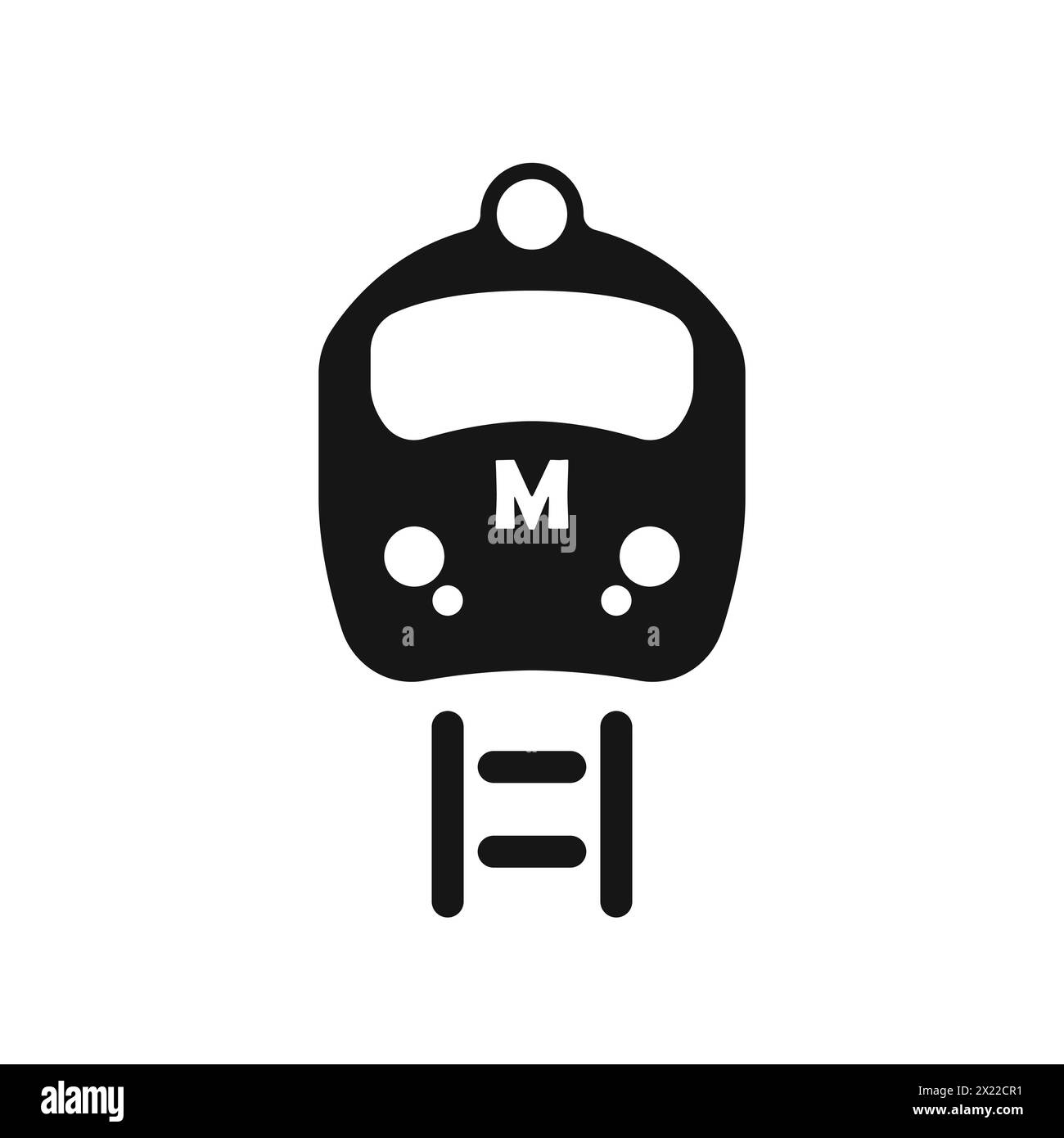 Underground train vector. Train in subway tunnel logo. Train. Black ...