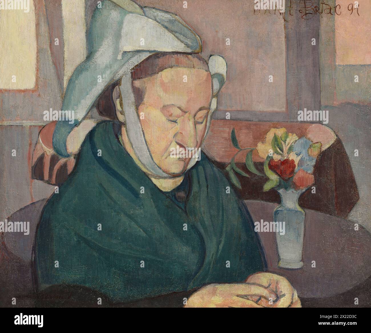 Portrait De Madame Lemasson, 1891. The sitter, Madame Lemasson, is the ...