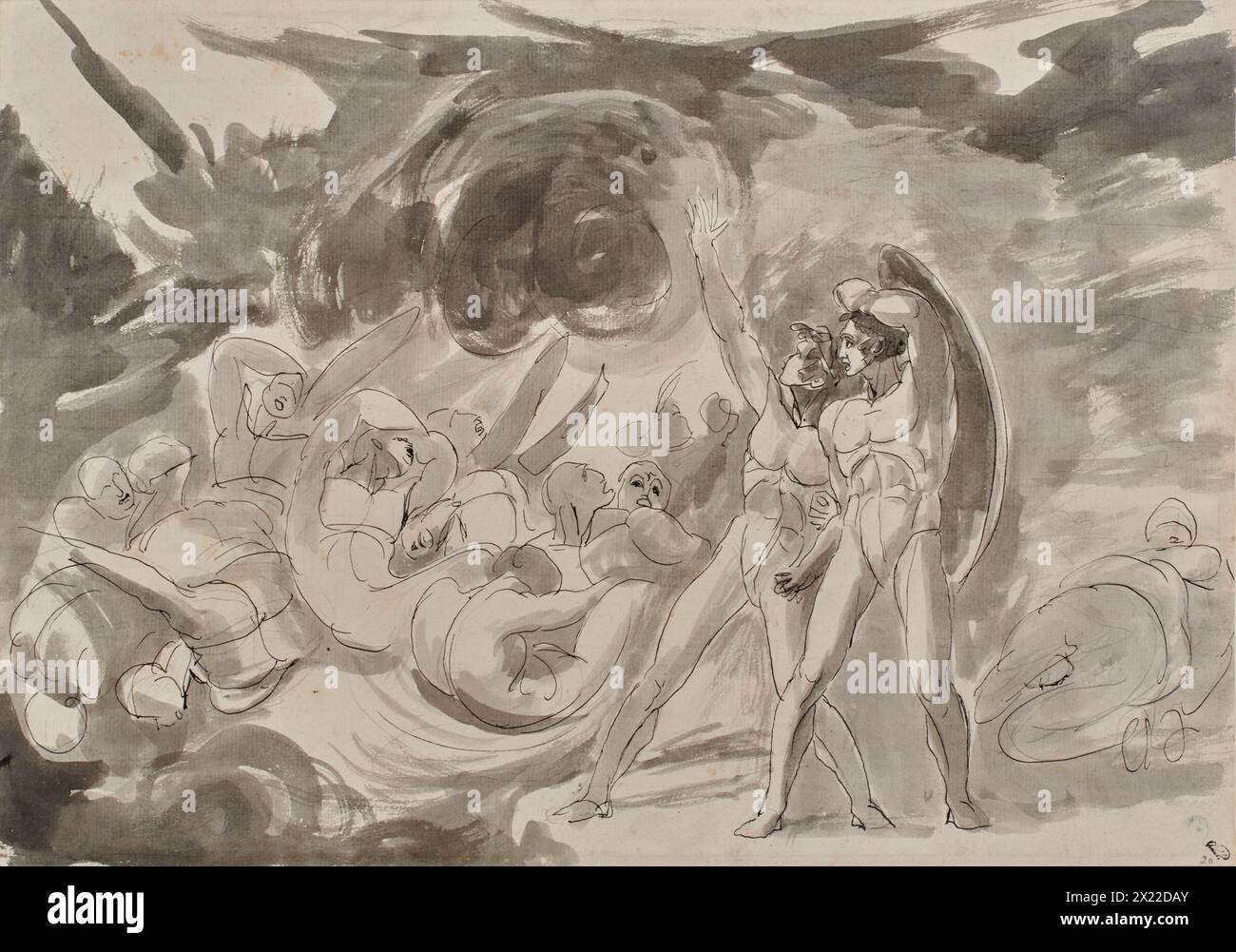 Fall of lucifer from heaven hi-res stock photography and images - Alamy