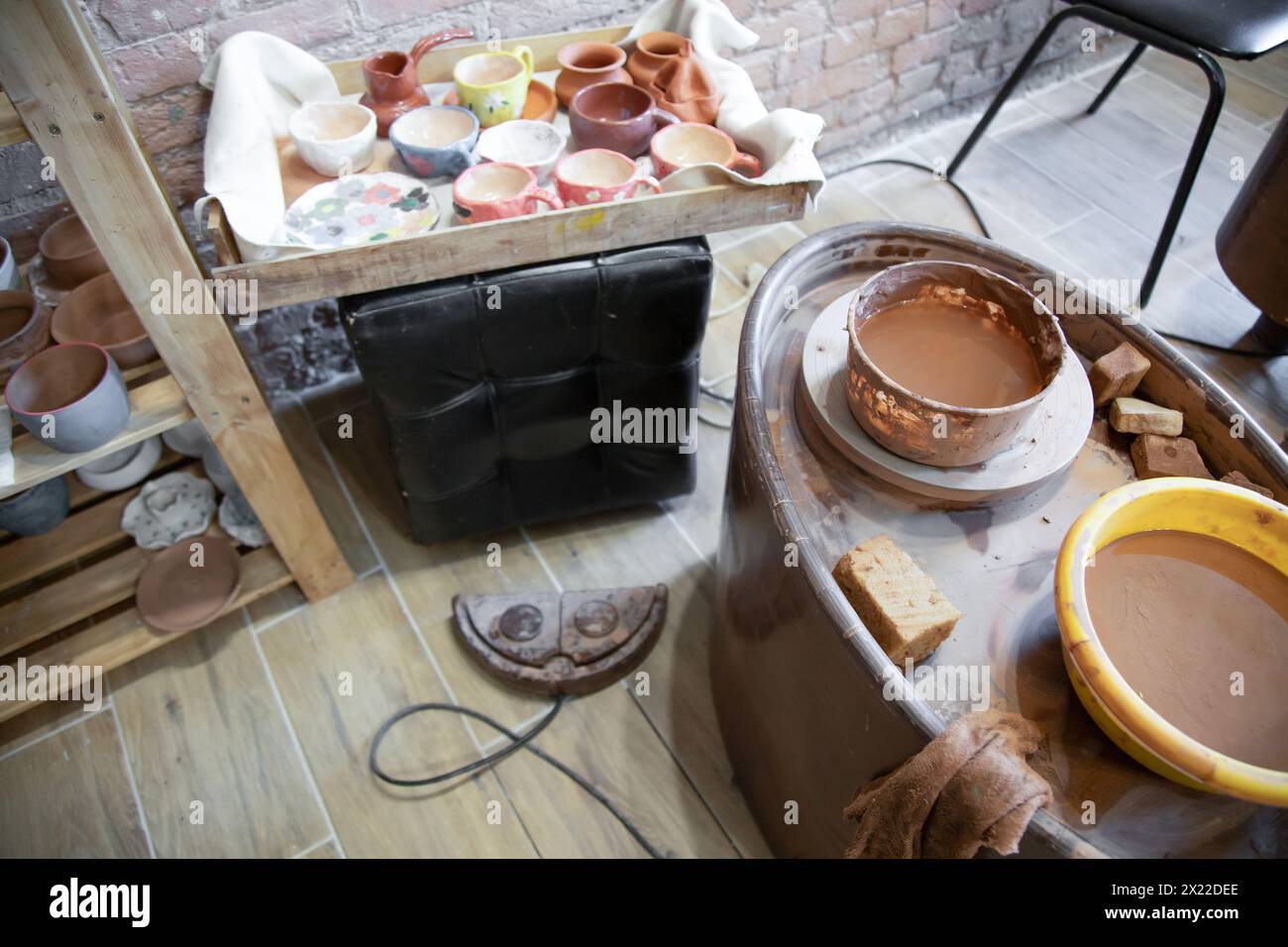 Pottery workshop interior hi-res stock photography and images - Alamy
