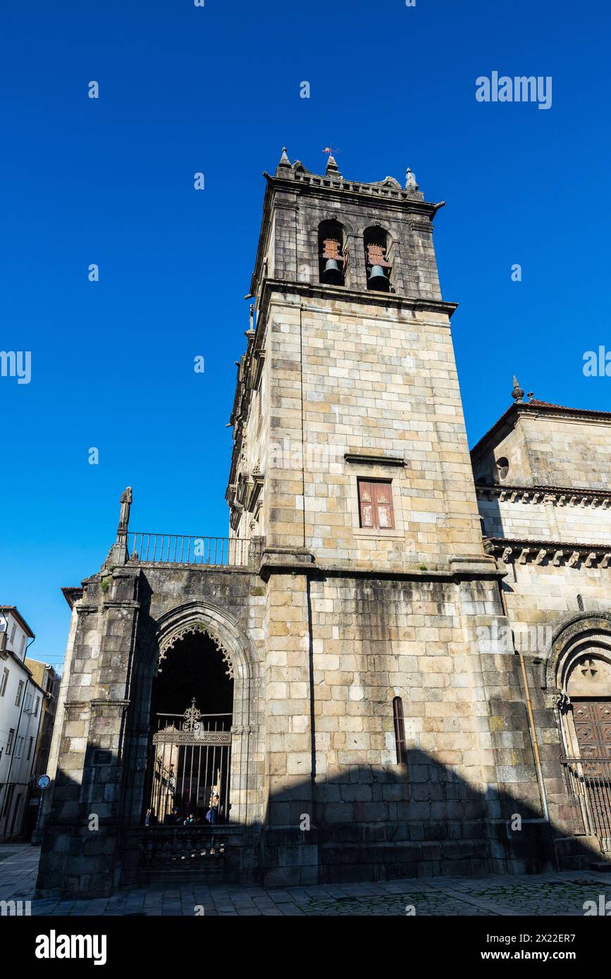 Facade of the cathedral of braga hi-res stock photography and images ...