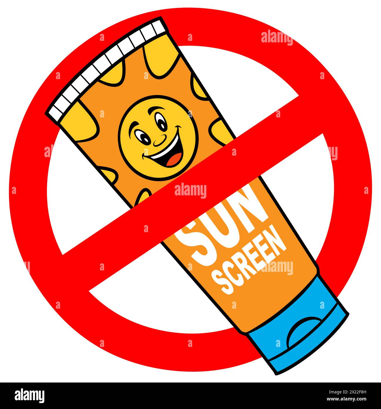 Sun on the skin Stock Vector Images - Alamy