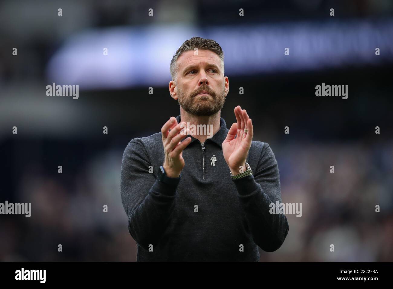 Rob Edwards Manager of Luton Town - Tottenham Hotspur v Luton Town ...