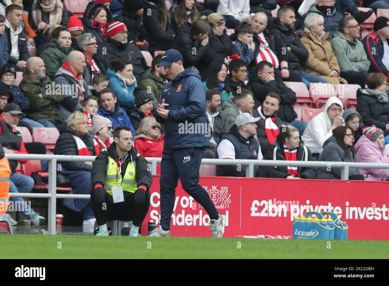 Manager of Sunderland, Mike Dodds - Sunderland v Blackburn Rovers, Sky ...
