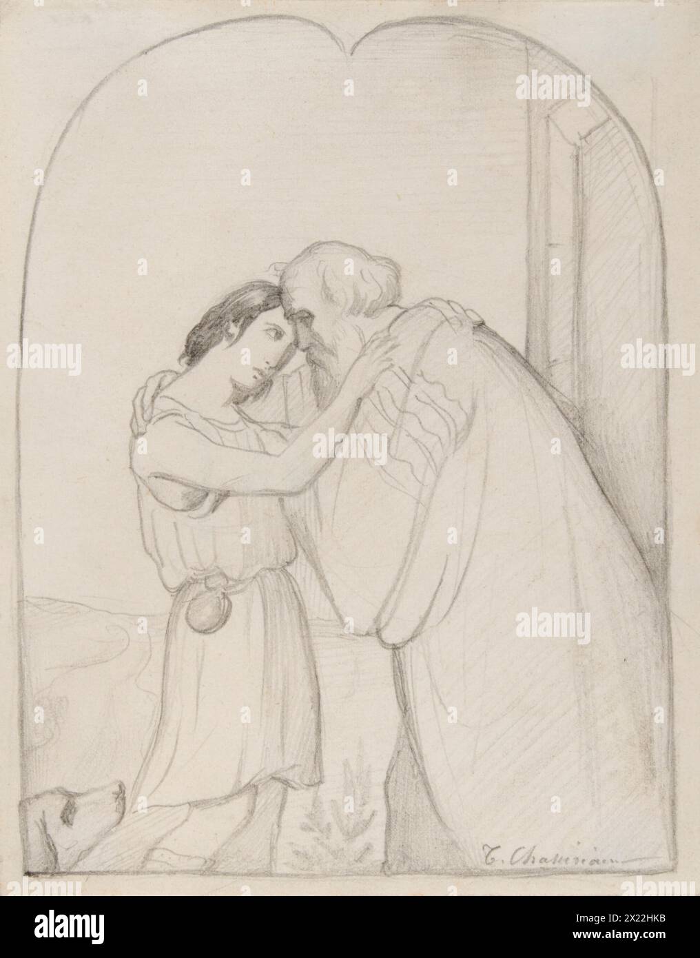 The Return Of The Prodigal Son (Le Retour De L'Enfant Prodigue), c1835 ...