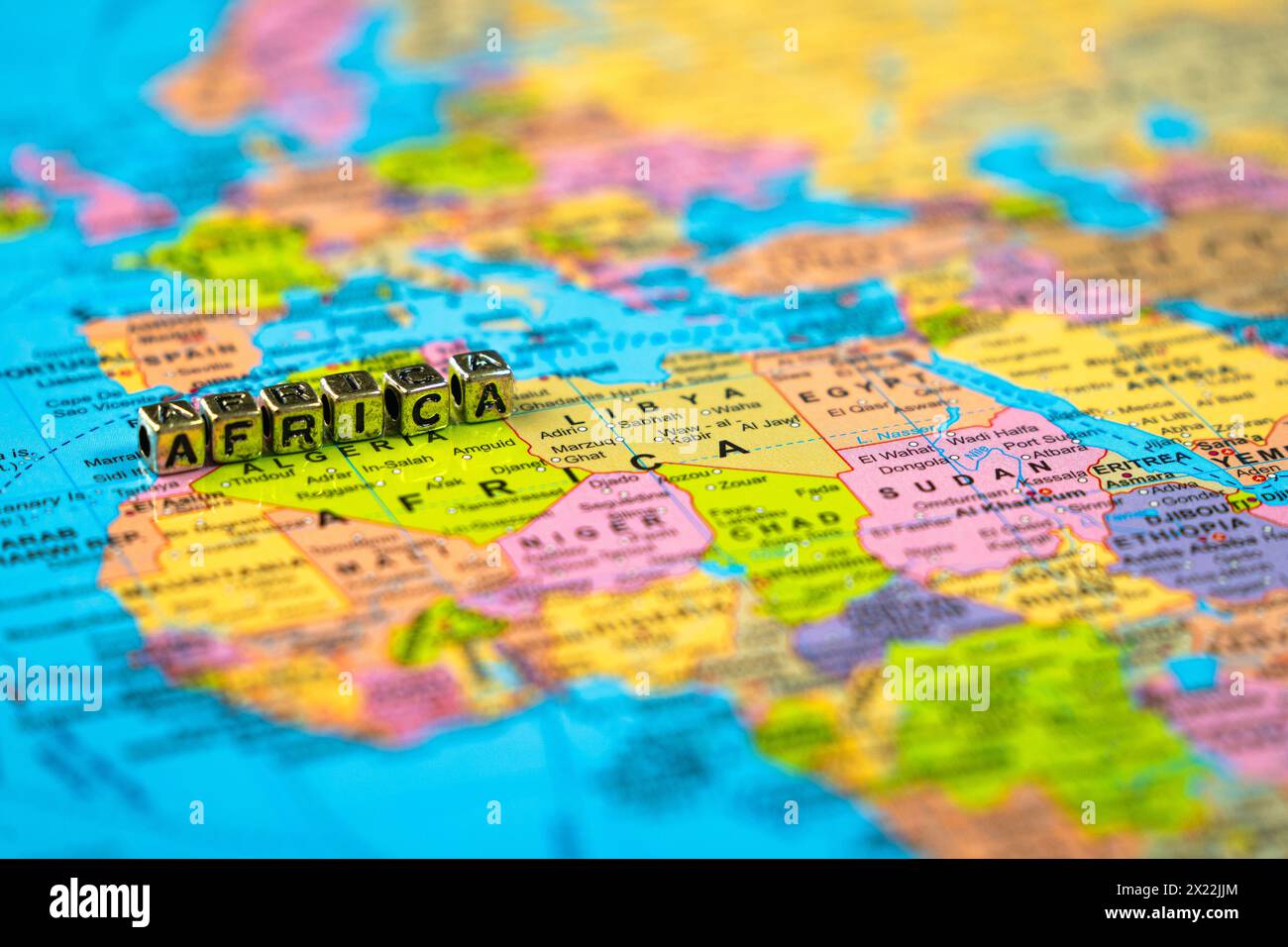 Map of Africa, world map Stock Photo - Alamy