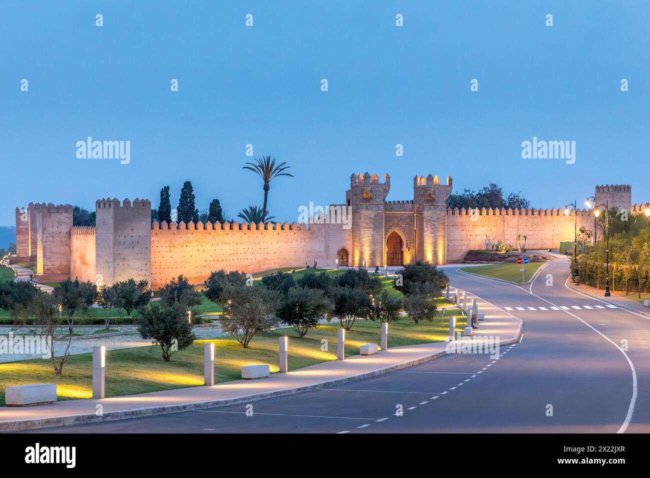 Rabat, Morocco - March 23, 2024: Chellah or Sala Colonia is a medieval ...