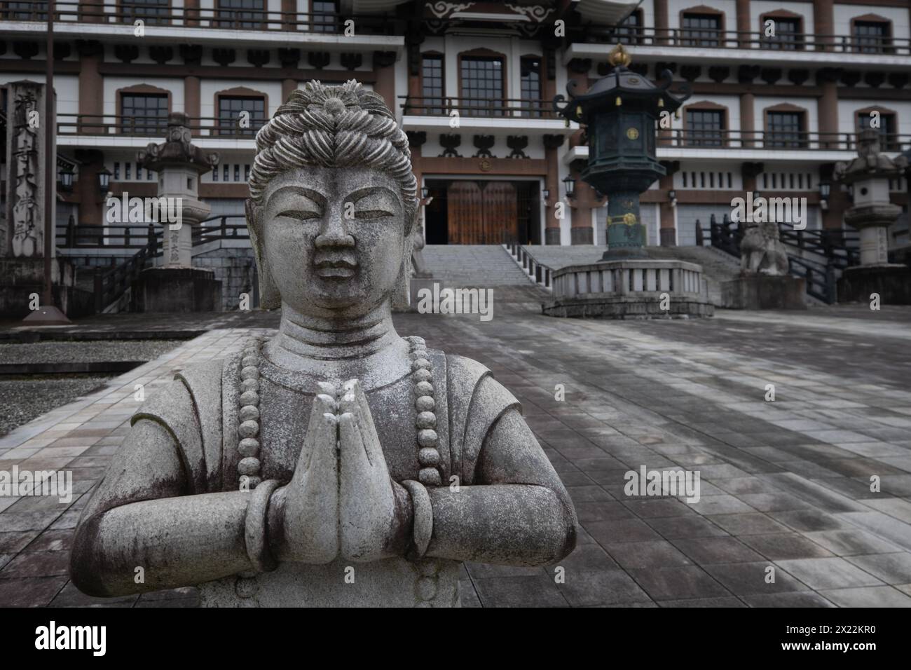 Praying statue in the Gojyu no To pagoda in Seida-ji Temple, Daishi ...