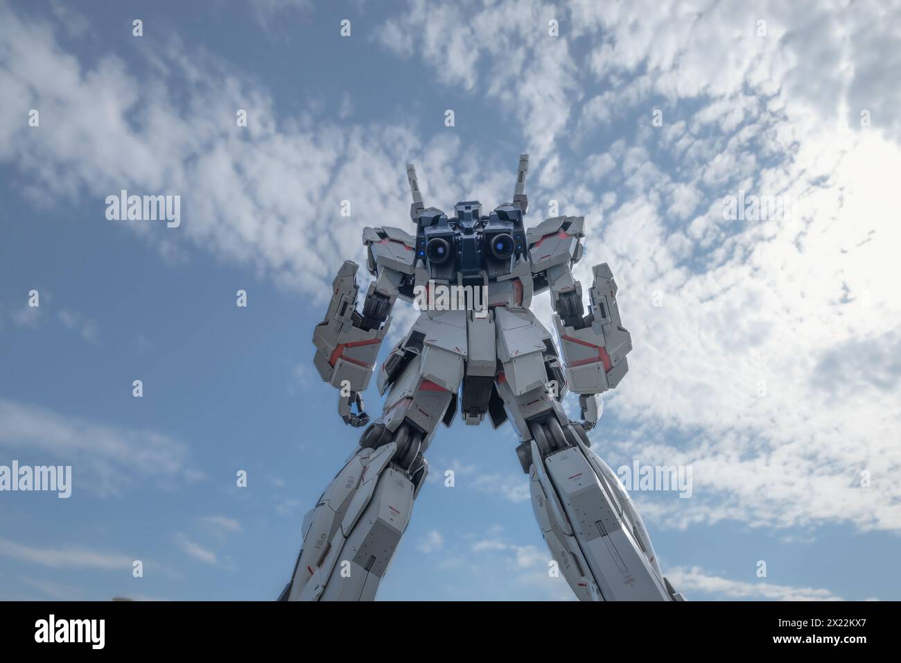 Futuristic cityscape robots hi-res stock photography and images - Alamy