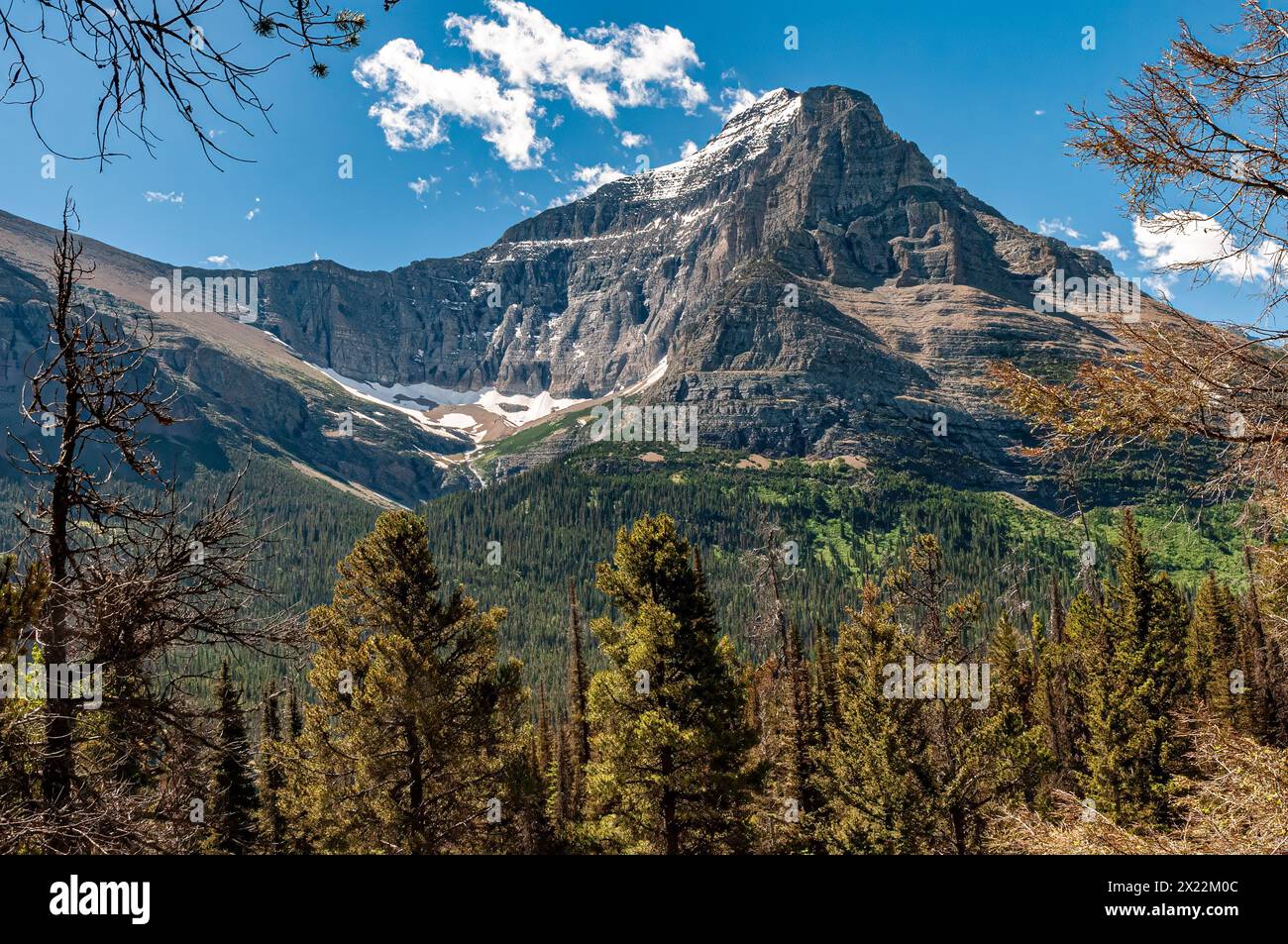 Mountain scenes from Glacier National Park Stock Photo - Alamy