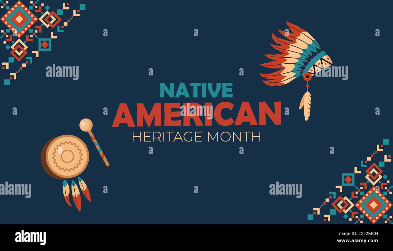 Native american heritage month. Banner, poster, card, content for ...