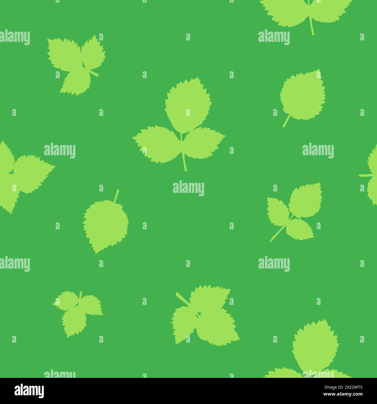 Organic green leaves seamless pattern Stock Vector Image & Art - Alamy