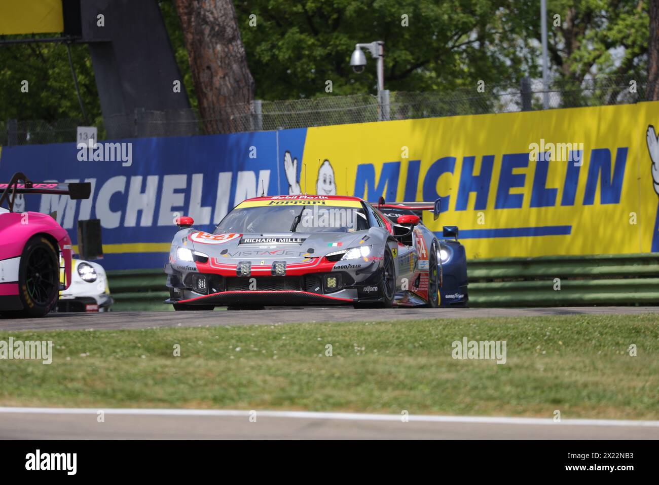 Imola, Italy, 19 April 2024, #54 Vista Af Corse (Ita) Ferrari 296 GT3 ...