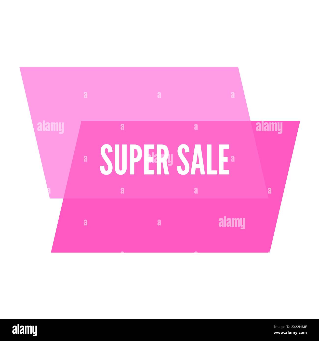 Super sale sticker with abstract colorful geometric forms. Vector ...