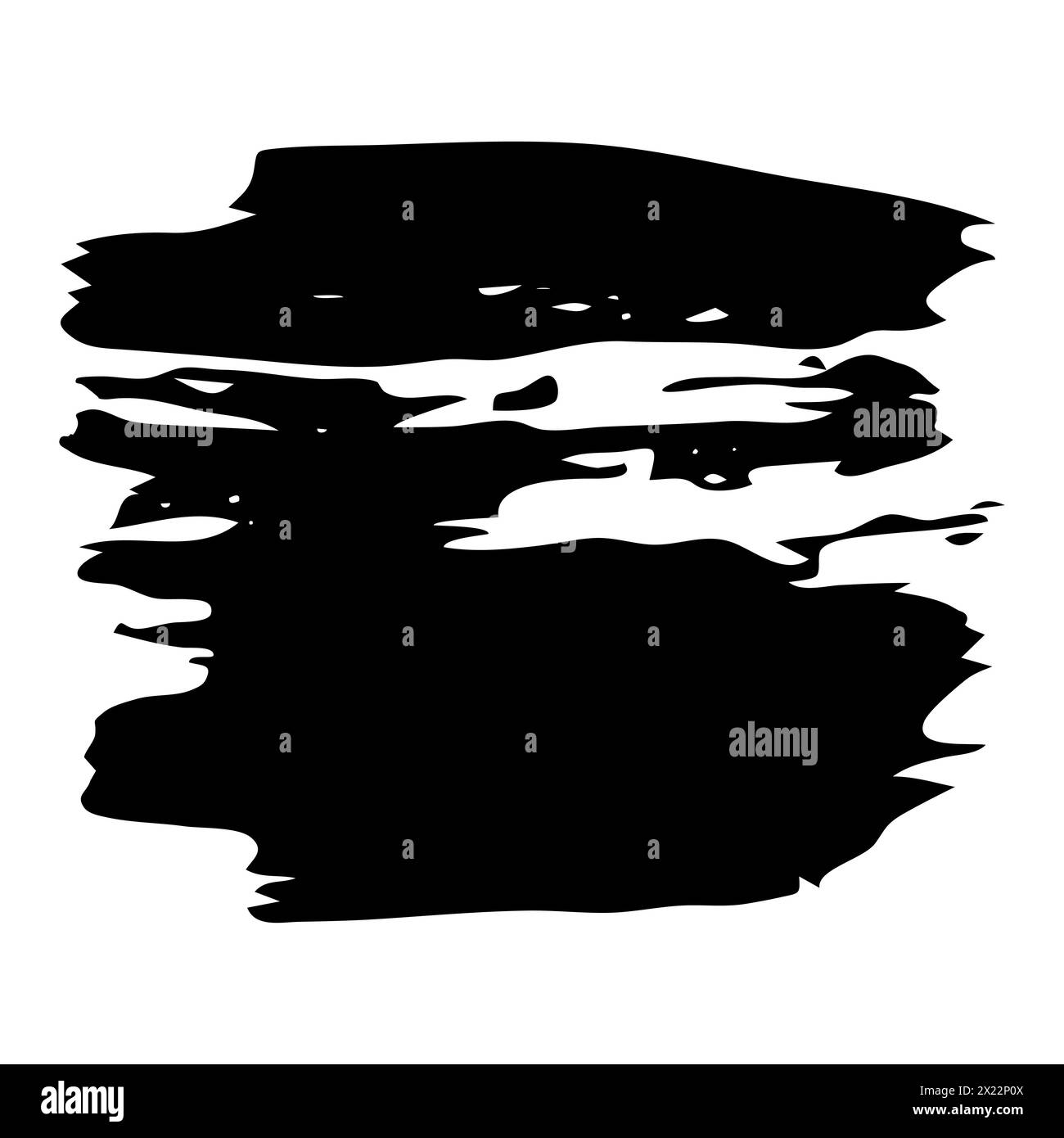 Sketch Scribble Smear. Hand drawn Paint Scribble Stains. Vector ...