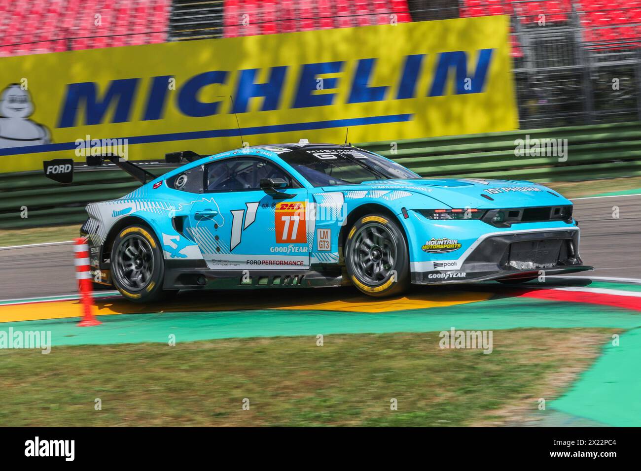 Imola, Italy, 19 April 2024, #77 Proton Competition (Deu) Ford Mustang ...