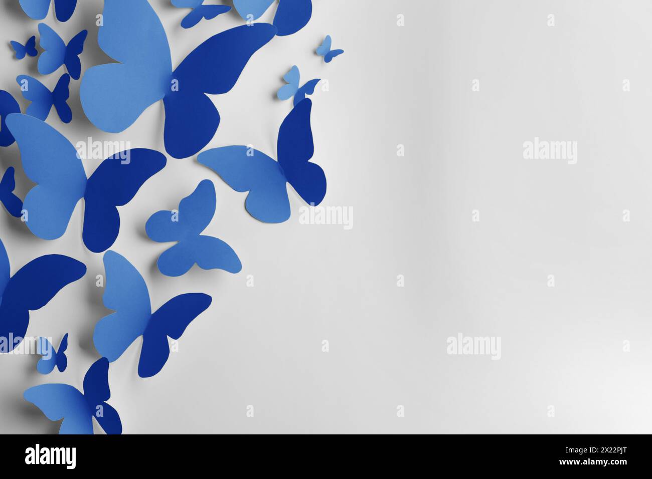 Paper butterflies on wall hi-res stock photography and images - Alamy