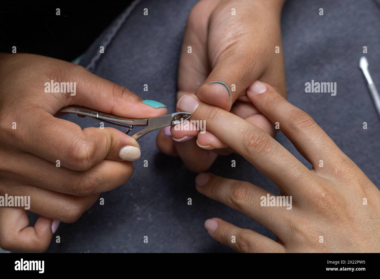 Remove toe polish hi-res stock photography and images - Alamy