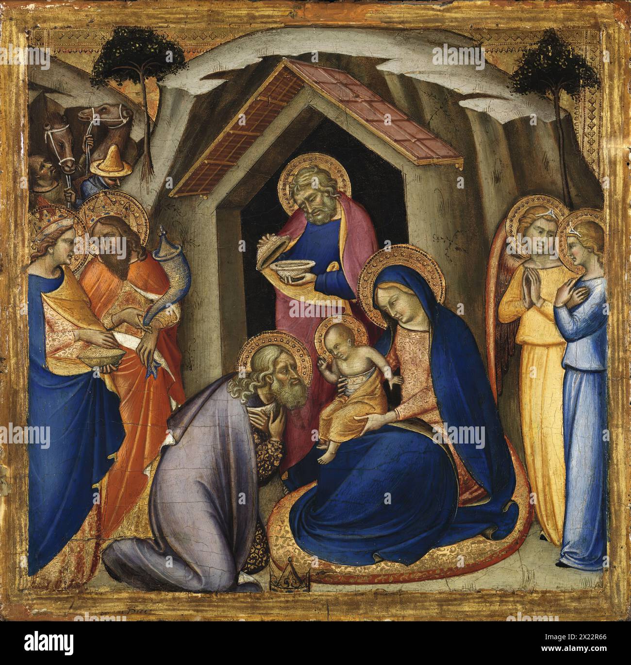 The Adoration of the Magi, 1360 Stock Photo - Alamy