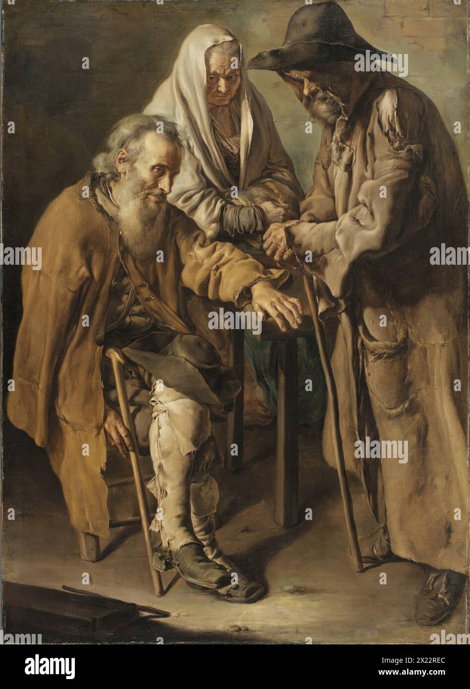 Beggar woman leaning hi-res stock photography and images - Alamy