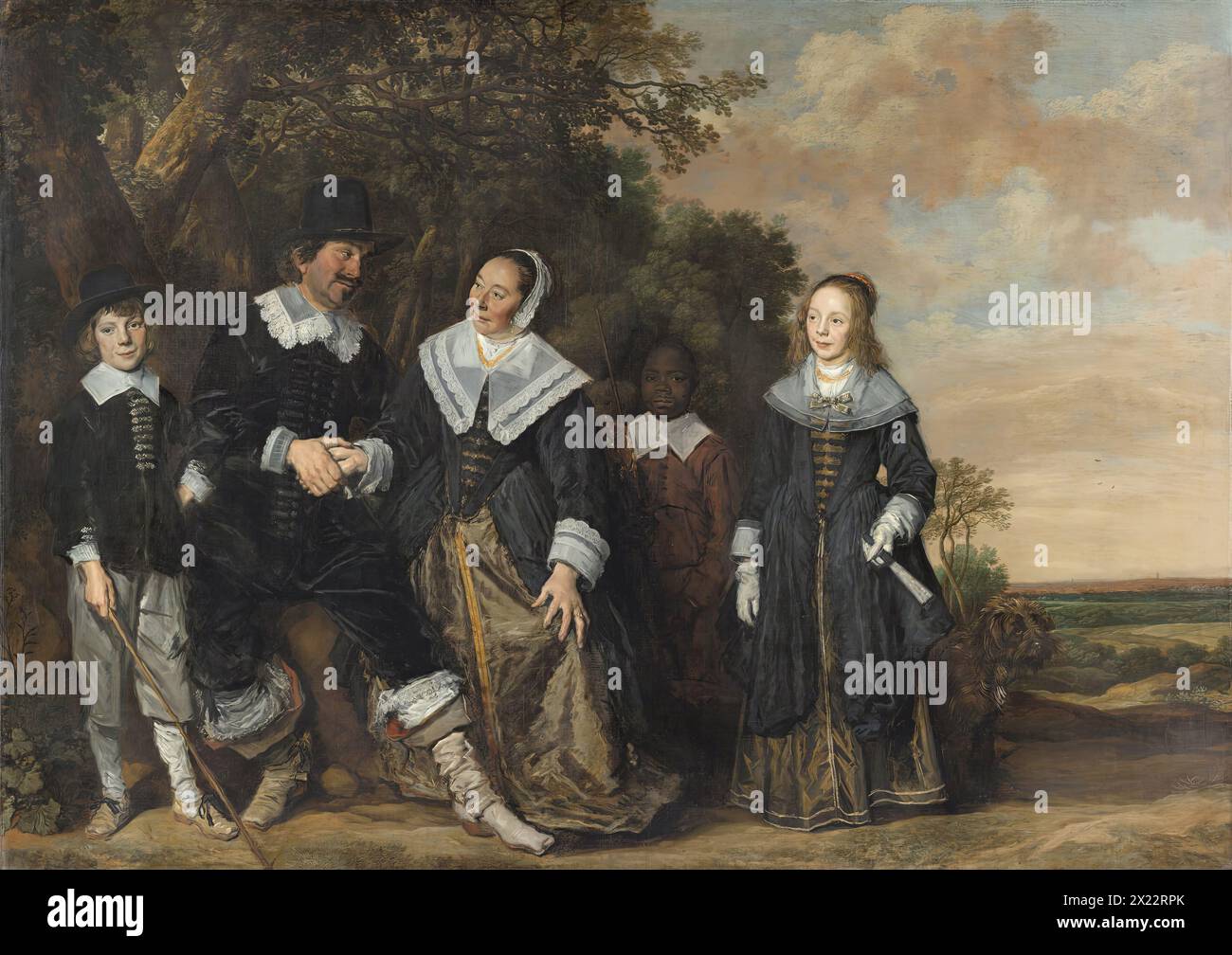 Family Group in a Landscape, 1645 Stock Photo - Alamy