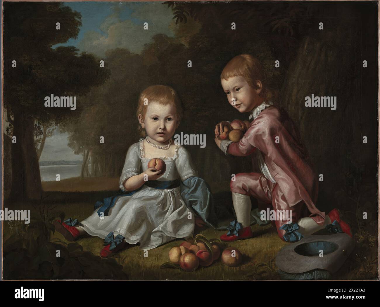 The Stewart Children, 1773. The sitters, Isabella and John Stewart ...